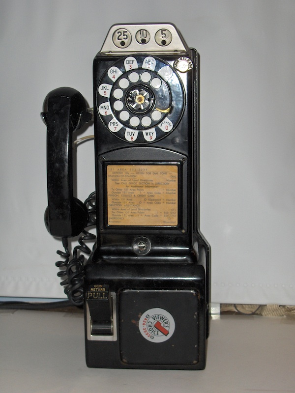 These are the pay phones I know of - Antique Radio Forums
